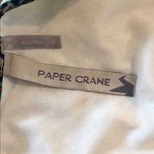 Paper Crane | Tops | Paper Crane Small Ivory W Floral Lining Crop Top ...